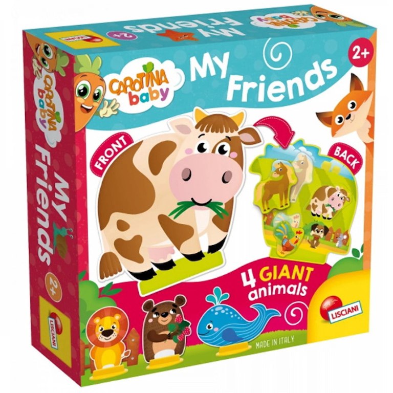 CAROTINA EDUKATIVNA IGRA MY ANIMALS FRIENDS LISCIA