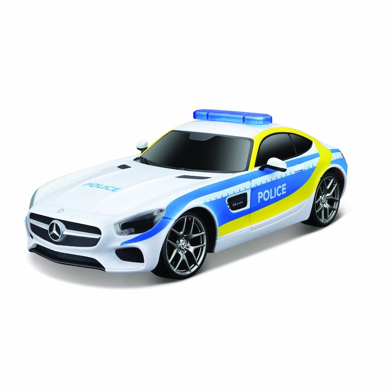 AUTOMOBIL MERCEDES AMG GT POLICE R/C MAISTO 1:24