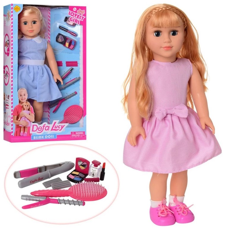 DEFA LUTKA LOVELY DOLL SA SETOM ZA ULEPSAVANJE 47C