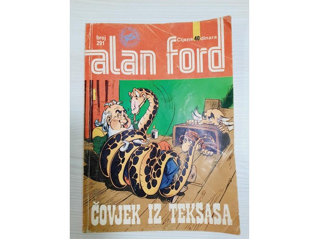 Alan Ford 291 Čovjek iz Teksasa