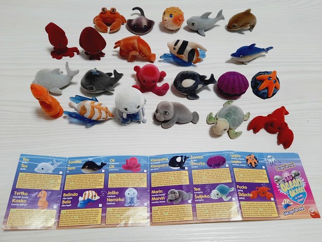 Okean Ocean za svaki džepić 22 različite figurice