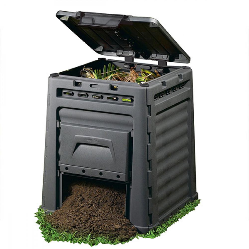 Komposter Eco KETER, zapremine 320l, crne boje, bez baze