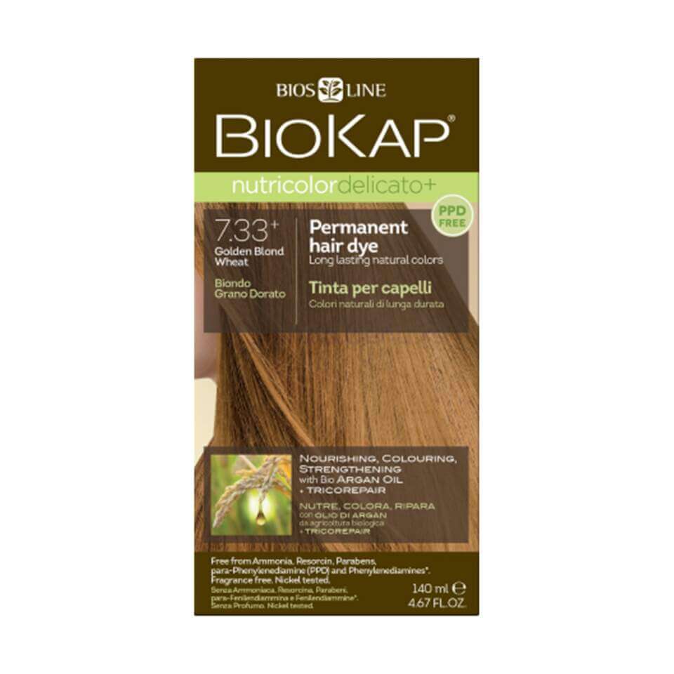 BIOKAP Delicato farba za kosu 7.33 zlatna žito plava