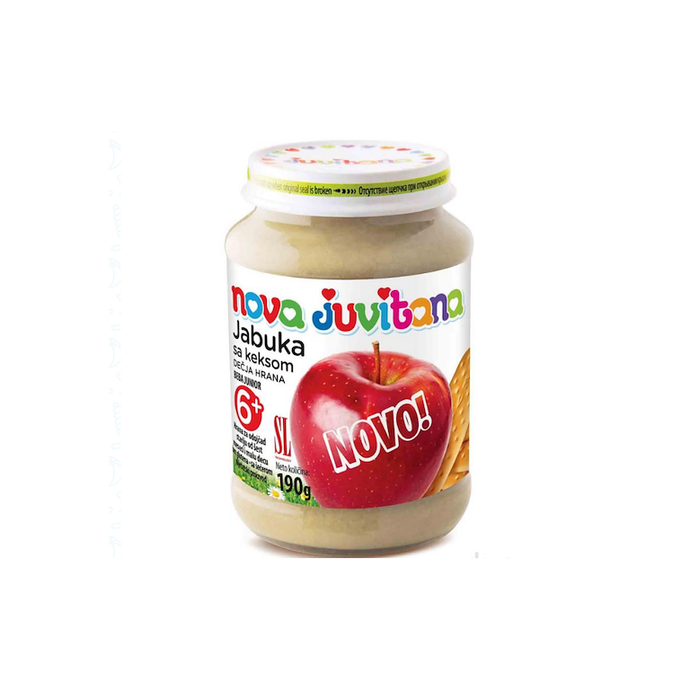 JUVITANA KAŠICA JABUKA KEKS 190G