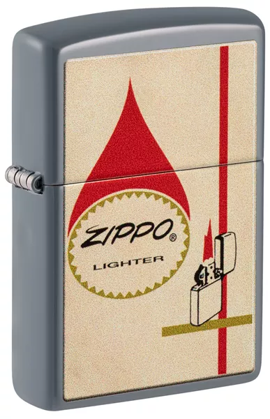 Zippo ZIPPO UPALJAČ FLAT GRAY PRICE FIGHTER (48496)