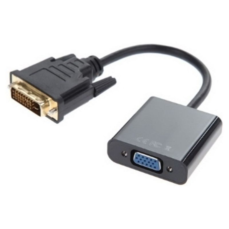 Fast Asia Adapter-konvertor DVI-D (M) – VGA (F) crni