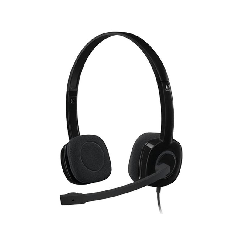 Logitech H151 Stereo Headset single jack slušalice sa mikrofonom crne