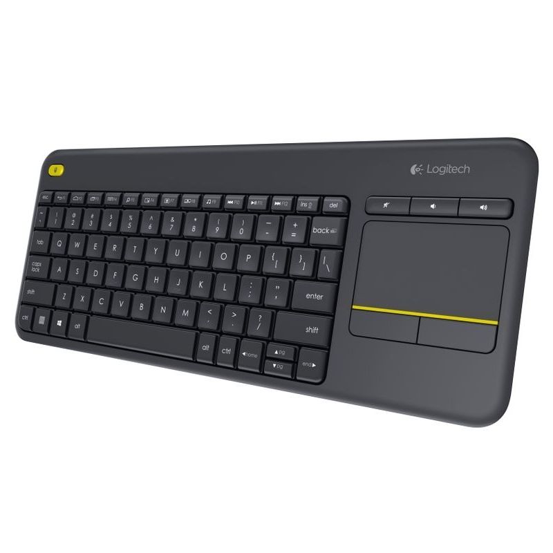 Logitech K400 Plus Wireless Touch US crna tastatura