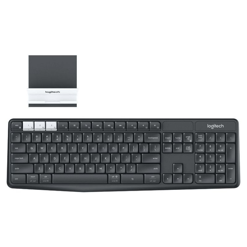 Logitech K375s Bluetooth Multi-Device Wireless US crna tastatura + Stand