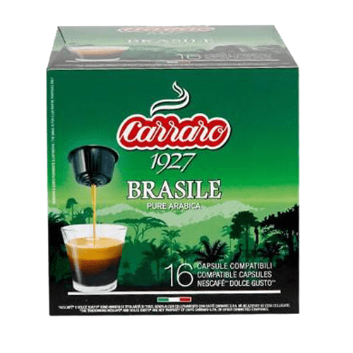 CAFFE CARRARO S.P.A PURO ARABICA SINGLE Origin Brasile Dolce gusto Kapsula