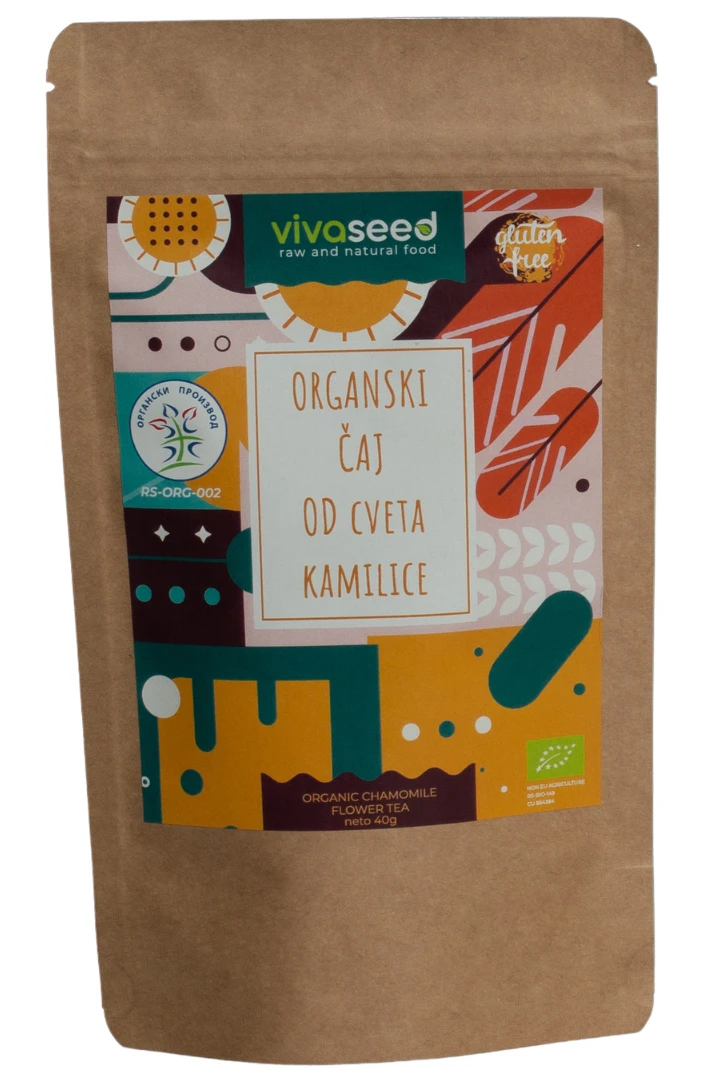 Čaj od cveta kamilice (organski proizvod) 40 g Vivaseed