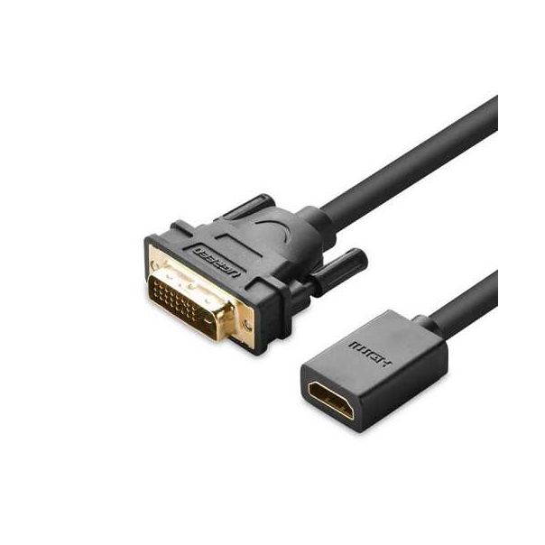 UGREEN Kabl DVI M. na HDMI F. 20118, crna