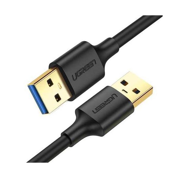 UGREEN USB kabl USB-A 3.0 M/M US128 1m, crna