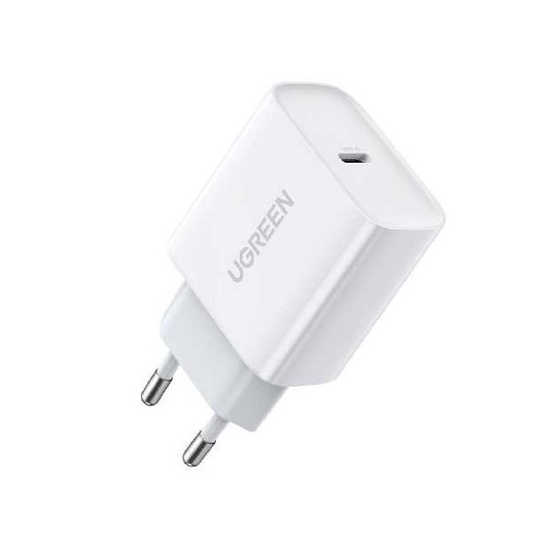 UGREEN Punjač, USB Type C, 20W, PD-20W CD137, bela