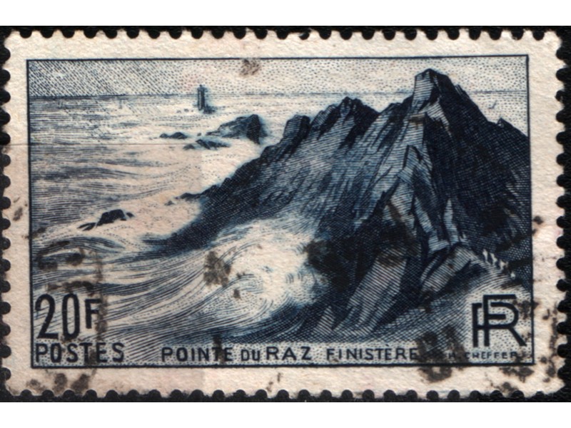 kt536o 21.jul1946 Francuska Mi760(-o-)1/7