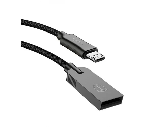 T-phox (61441) micro USB (muški) na USB (ženski) 1m crni