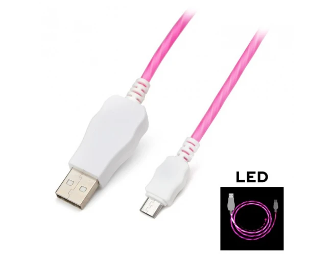 3G (81215) kabl USB A (muški) na micro USB (muški) 1m pink