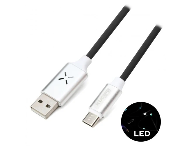 3G (81233) kabl USB A (muški) na Tip C (muški) 1m crni