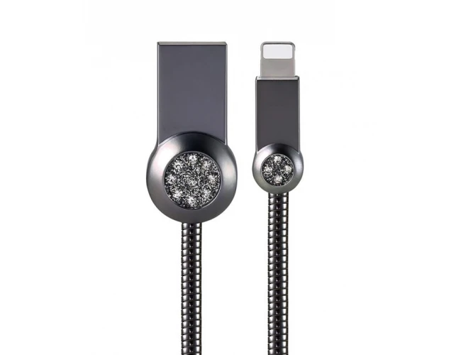 Remax (59820) kabl USB A (muški) na lighting (muški) 1m crni