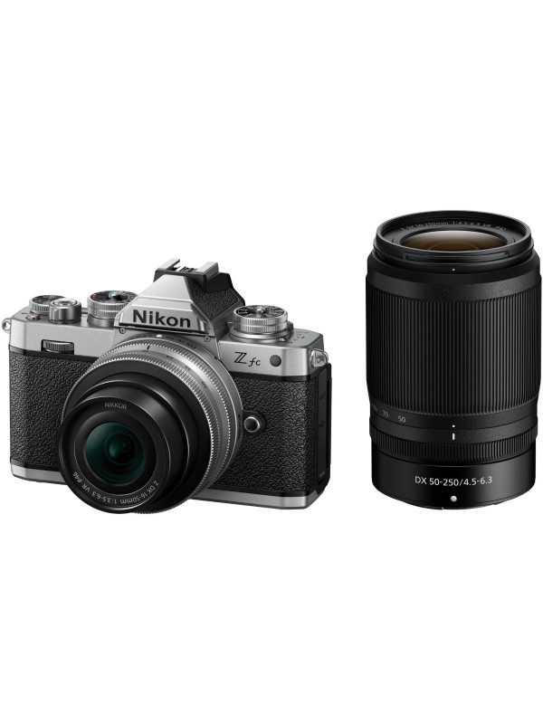 NIKON Dig Z fc Kit w/DX 16-50mm (SL) + DX 50-250mm