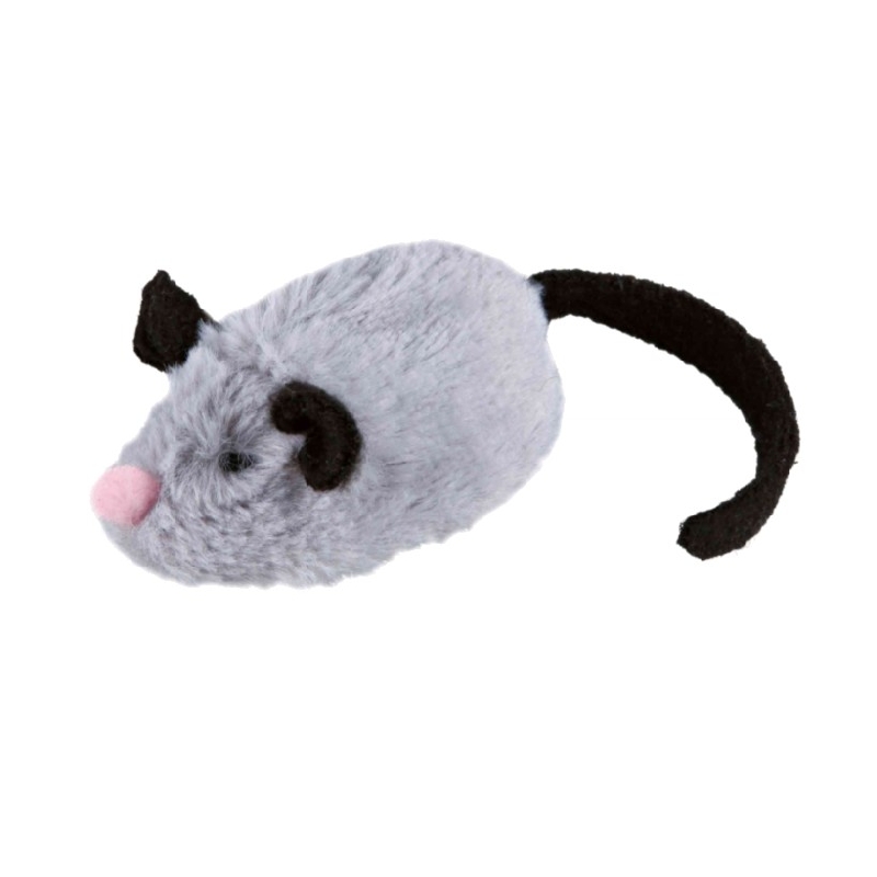 Aktivni plišani miš na baterije 8cm