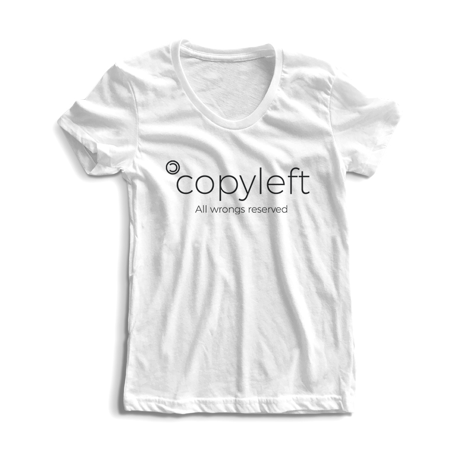 Majica Copyleft - ženska