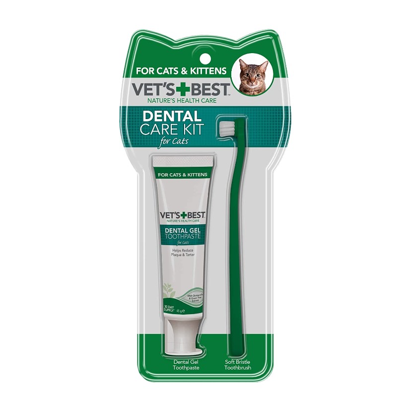 Dental komplet za mačke – četkica i gel za zube