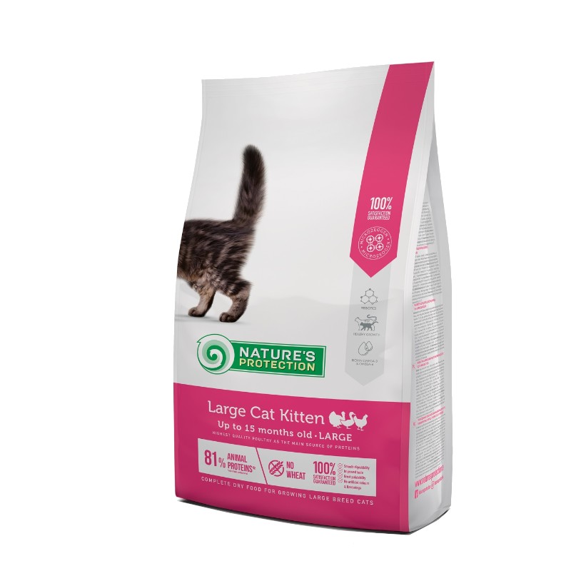 Nature’s Protection Dry Feed Large Kitten Živina 2kg