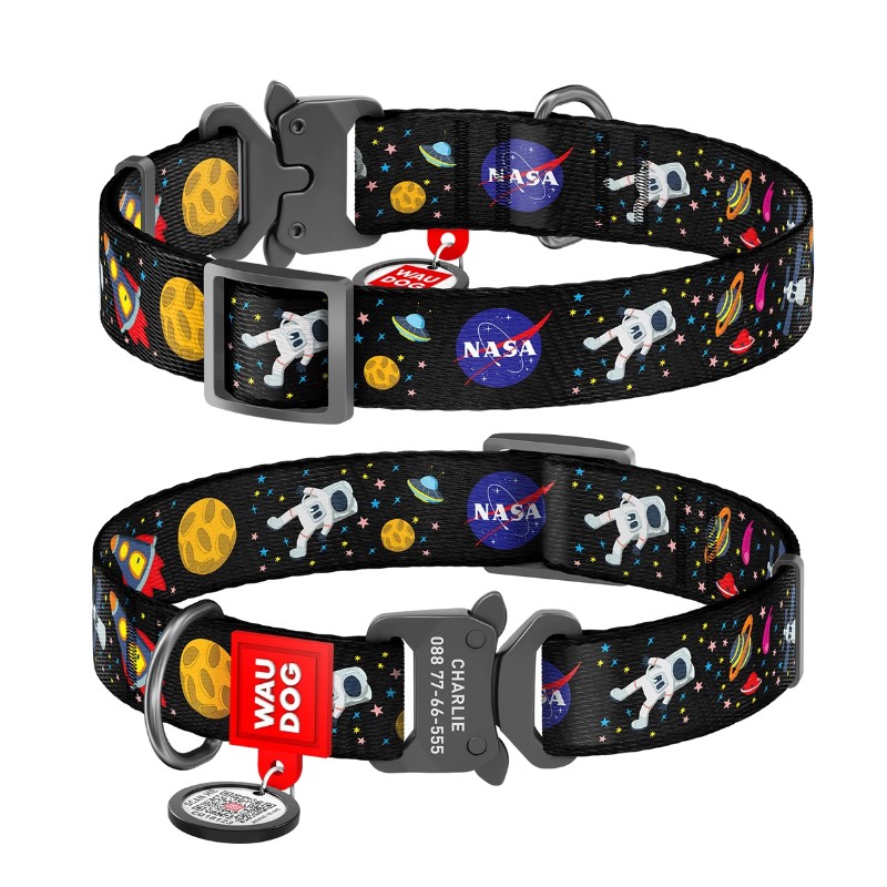 Ogrlica NASA sa QR pasošem – metalna kopča