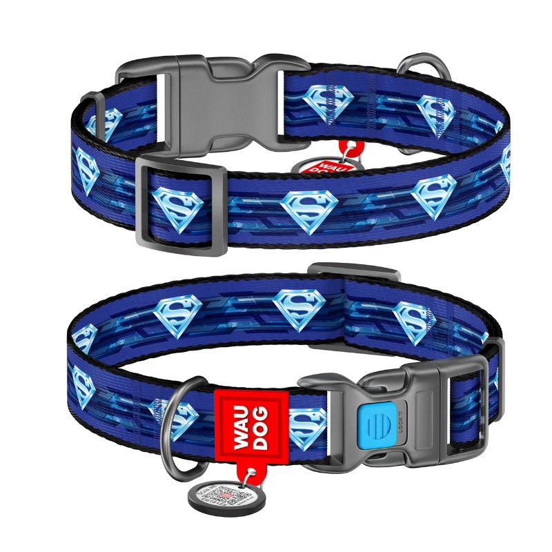 Ogrlica Superman 1 sa QR pasošem – plastična kopča
