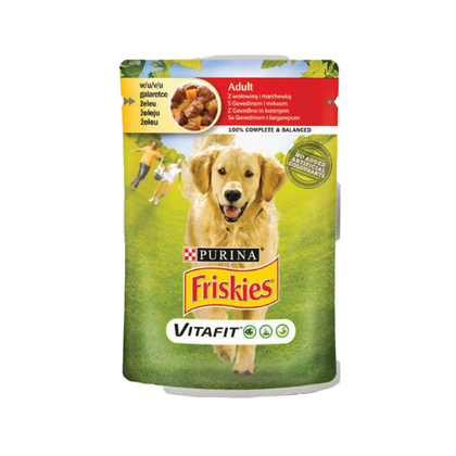 Friskies Adult preliv za pse 100gr govedina