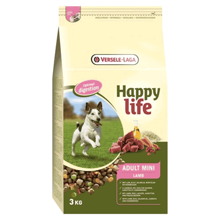 Happy Life Adult Mini Jagnjetina, 3 kg