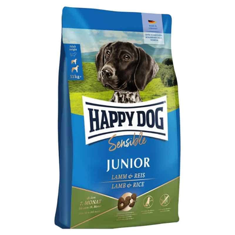 Happy Dog Hrana za mlade pse Junior Sensible, jagnjetina i pirinač