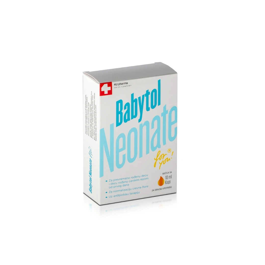 Babytol Neonate Kapi sa Probiotskim Kuturama za Bebe Rođene Carskim Rezom10 mL