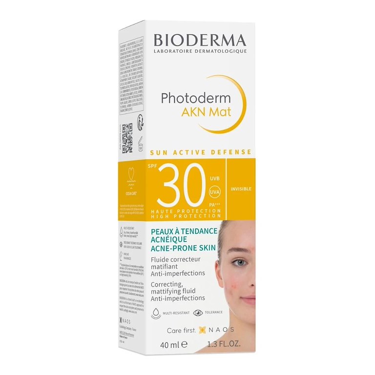 BIODERMA Photoderm AKN Mat SPF30 Krema sa Matirajućii Efektom 40 mL