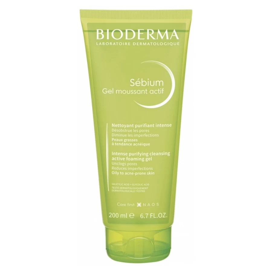 BIODERMA Sébium Aktivni Gel Moussant Actif za Umivanje 200 mL