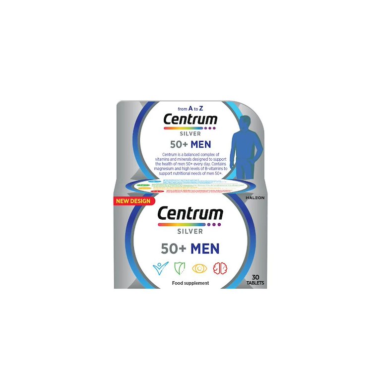 Centrum® SILVER MEN 50+ Multivitamini za Muškarce Tablete 30