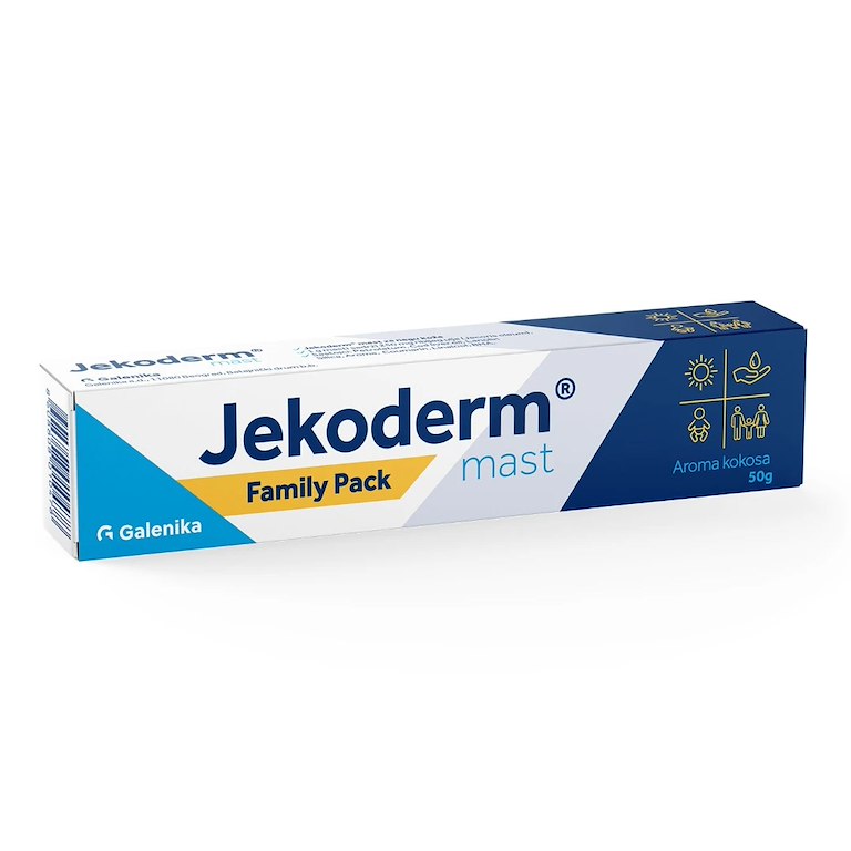 GALENIKA Jekoderm® Mast sa Ribljim Uljem FAMILY PACK 50 g