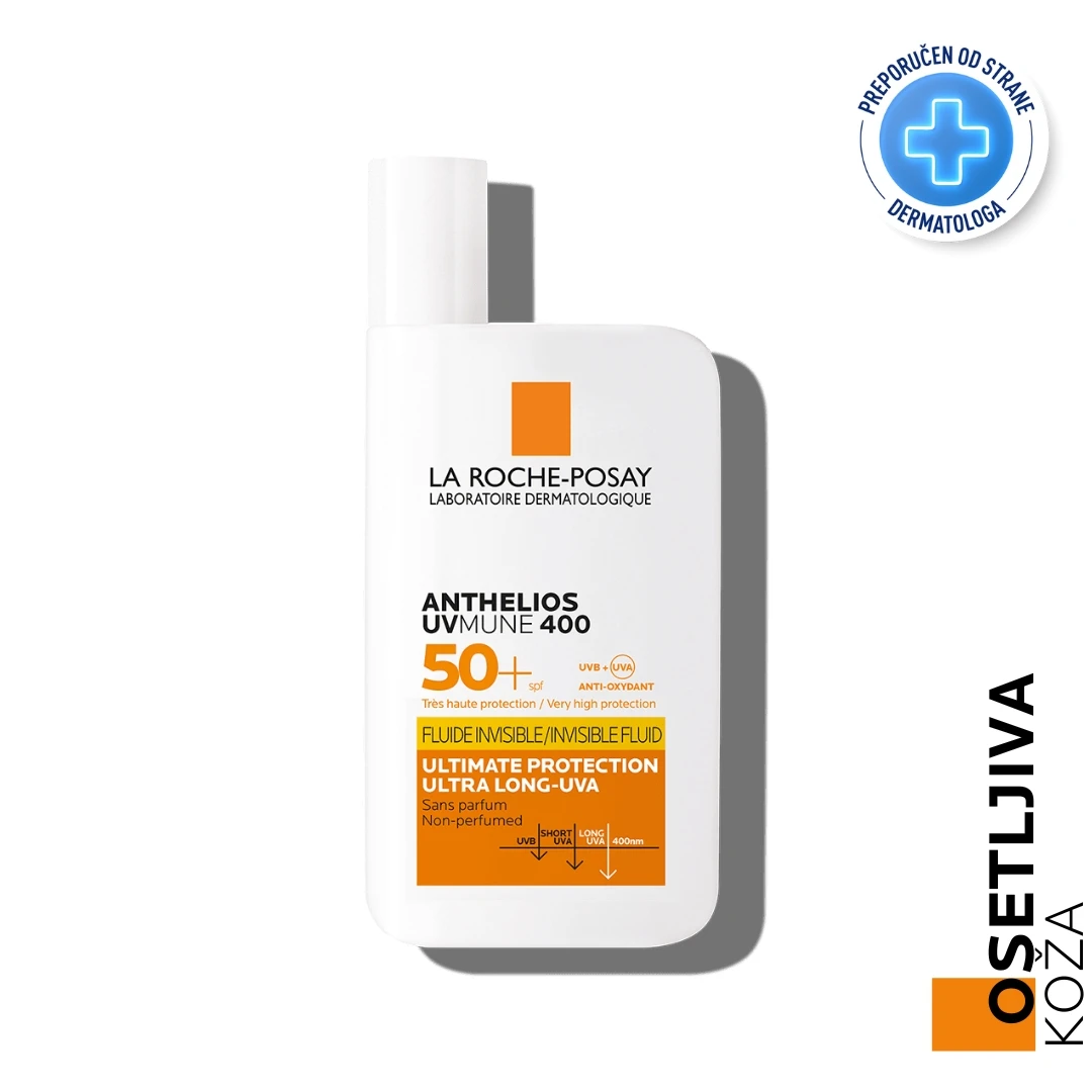 La Roche Posay ANTHELIOS UVMUNE 400 SPF50+Nevidljiva Tečna Krema 50 mL