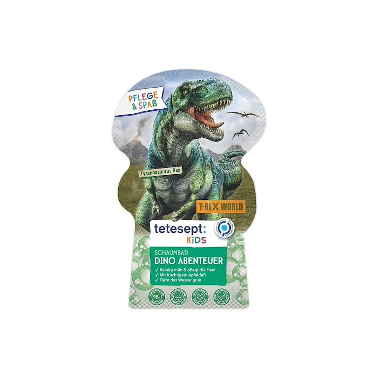 Tetesept Dečija Penušava Kupka Dinosaurus T-Rex 40 mL