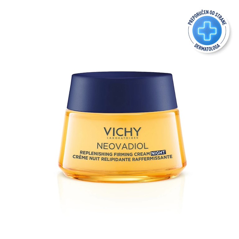 VICHY NEOVADIOL POSTMENO Hranjiva Noćna Nega za Čvrstinu Kože u Postmenopauzi sa Omega Kiselinama 50 mL