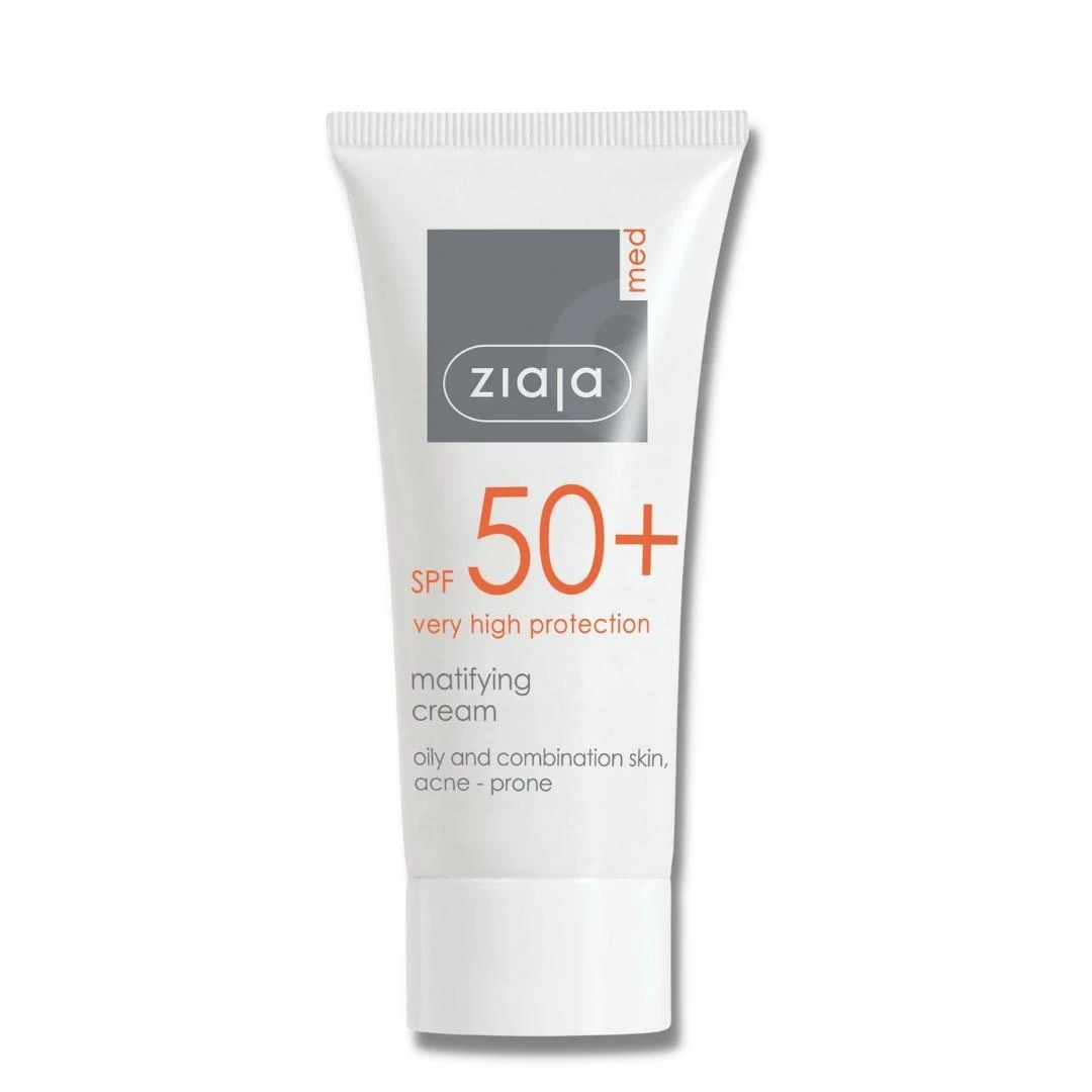 ZIAJA med SPF50+ Matirajuća Krema za Lice 50 mL