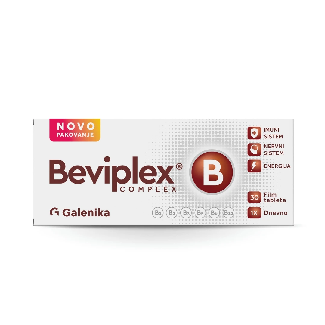 GALENIKA Beviplex® B Tablete 30 Film Tableta