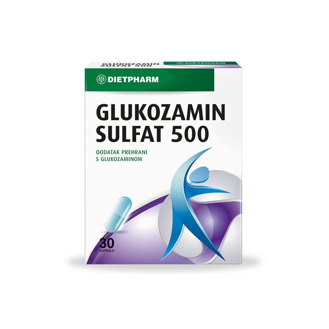 DIETPHARM Glukozamin Sulfat 500 30 Kapsula