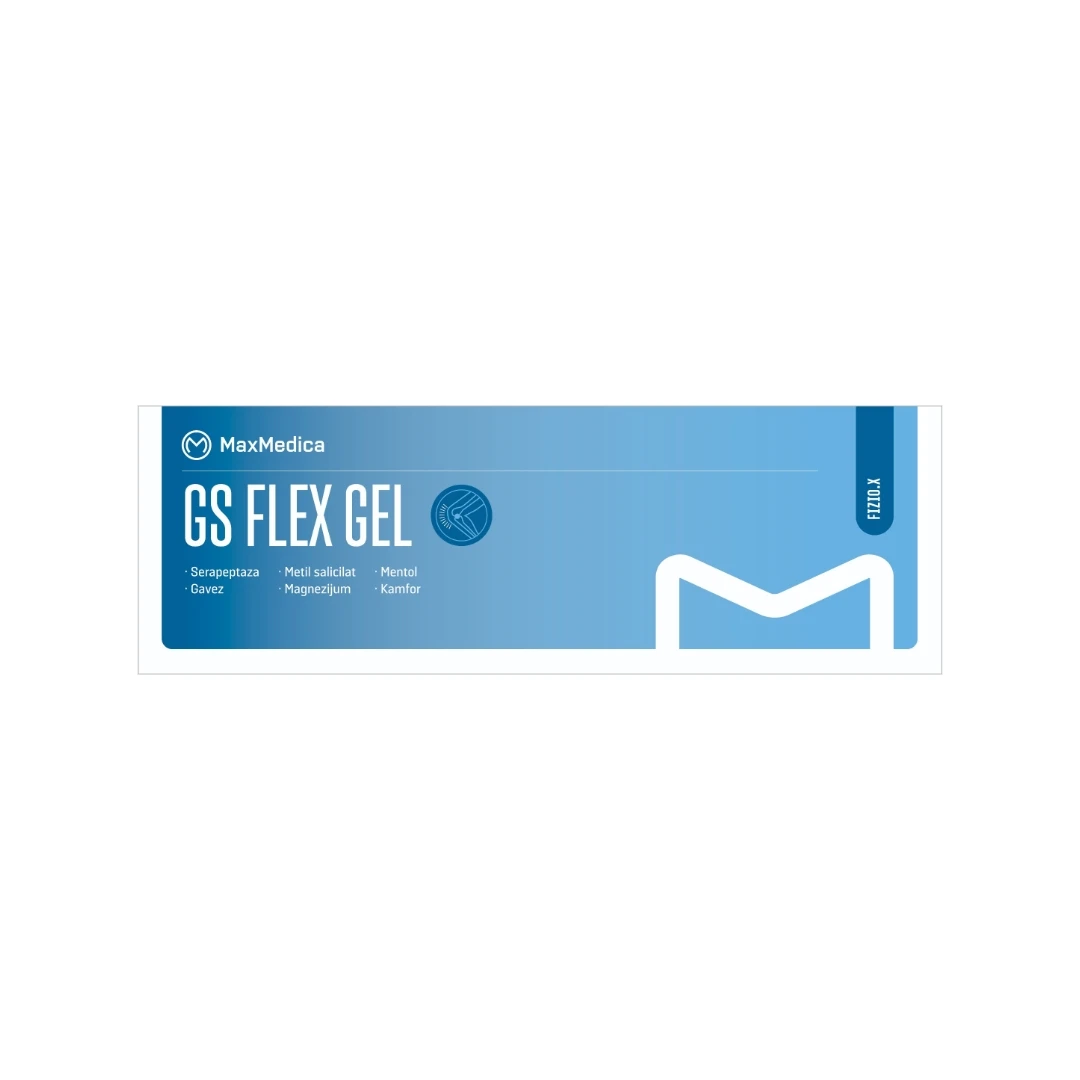 MaxMedica GS Flex Gel sa Arnikom, Serapeptazom, Magnezijumom 75 mL