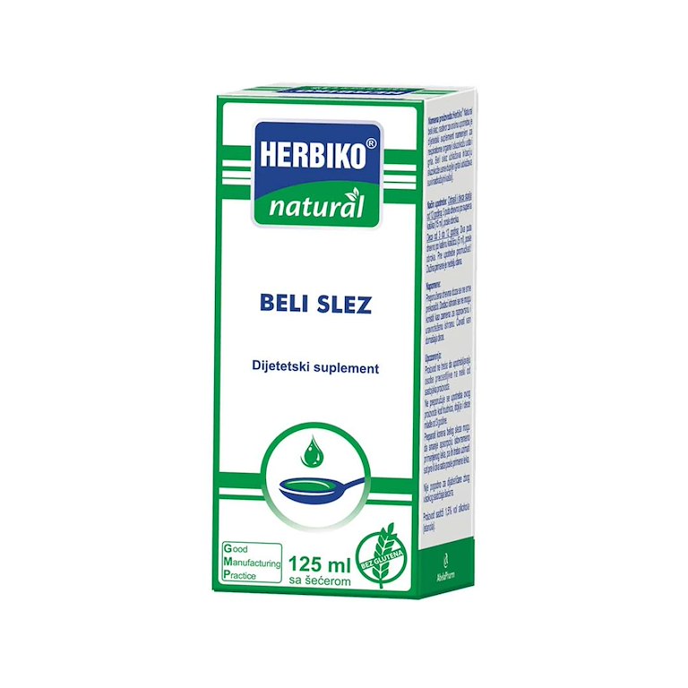 HERBIKO® Sirup Protiv Suvog i Nadražajnog Kašlja od Belog Sleza 125 mL