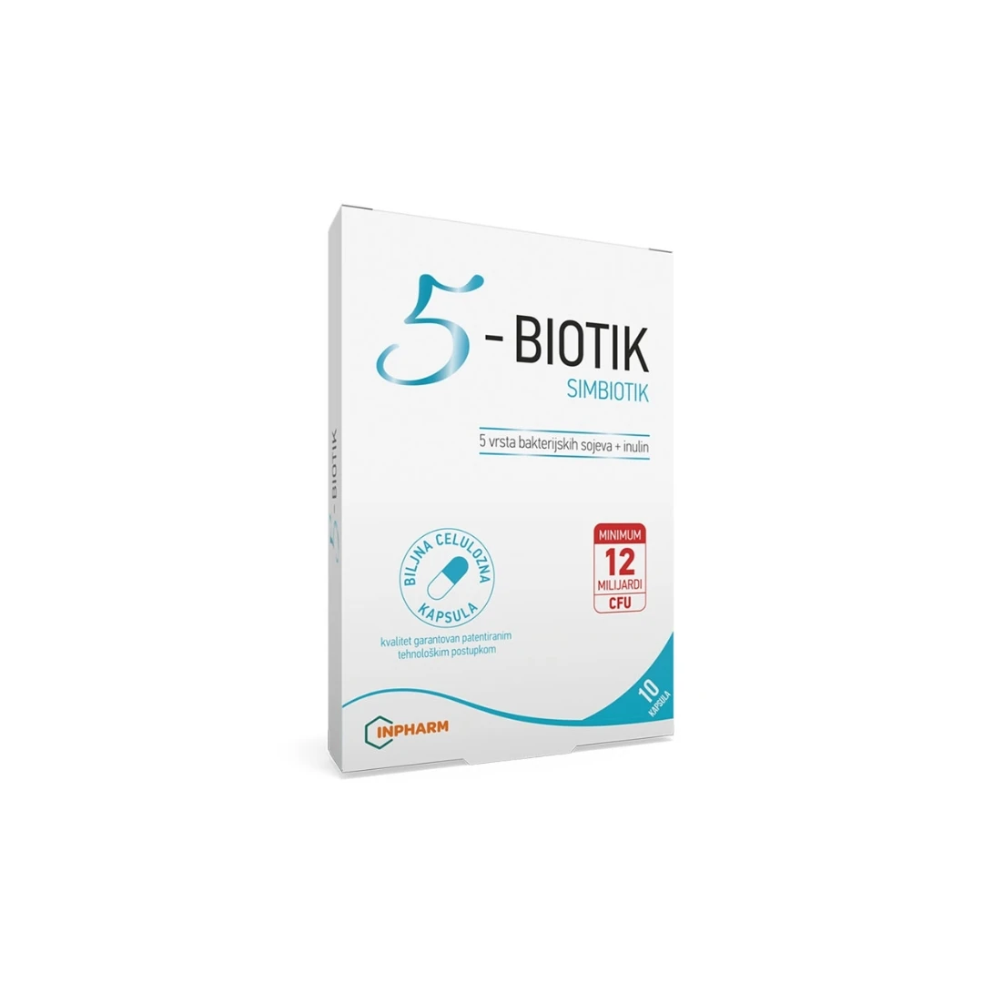 5-BIOTIK Simbiotik sa Inulinom 10 Kapsula