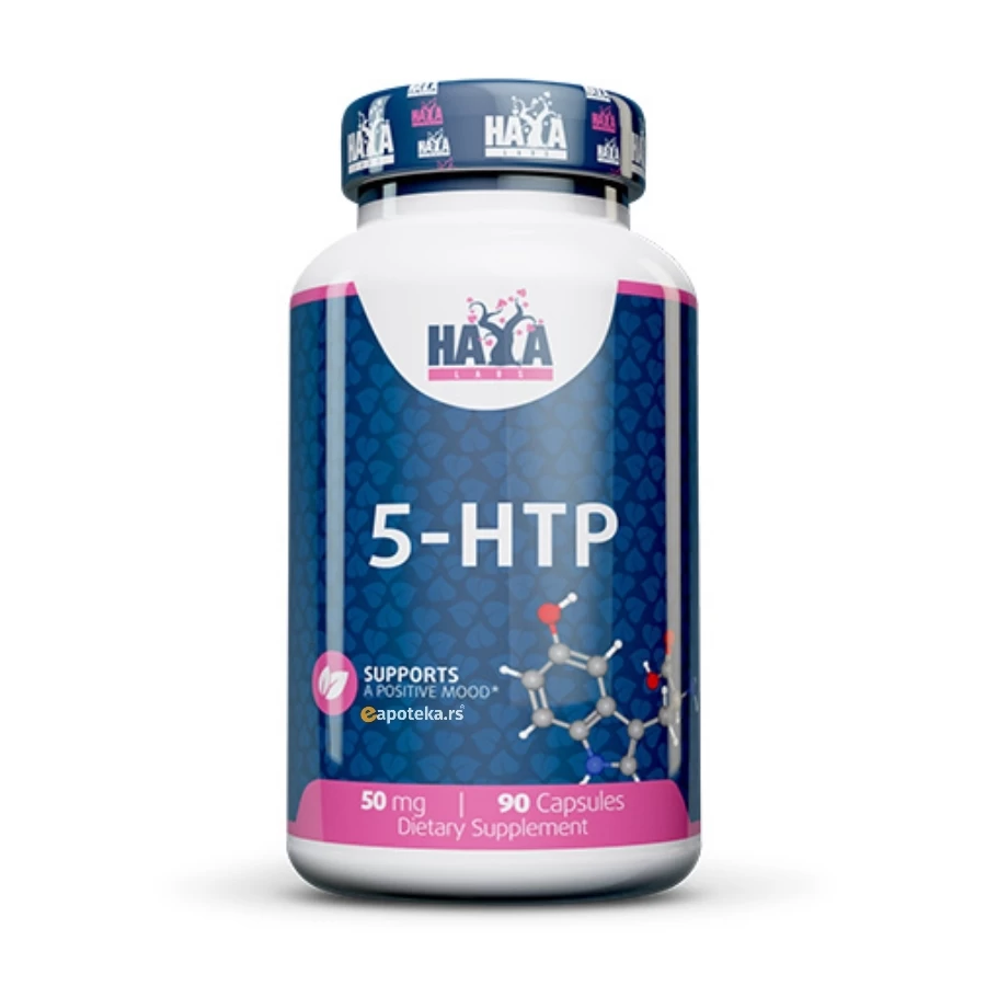 HAYA 5-HTP 50 mg 90 Kapsula Protiv Stresa, Anksioznosti i Uznemirenosti