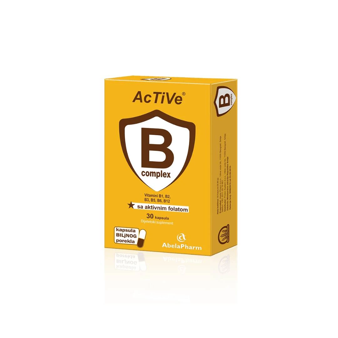 AcTiVe® B Complex sa Folatom 30 Kapsula