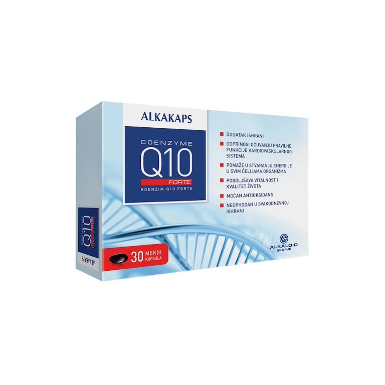 Alkaloid ALKAKAPS Koenzim Q10 Forte 30 mg 30 Kapsula